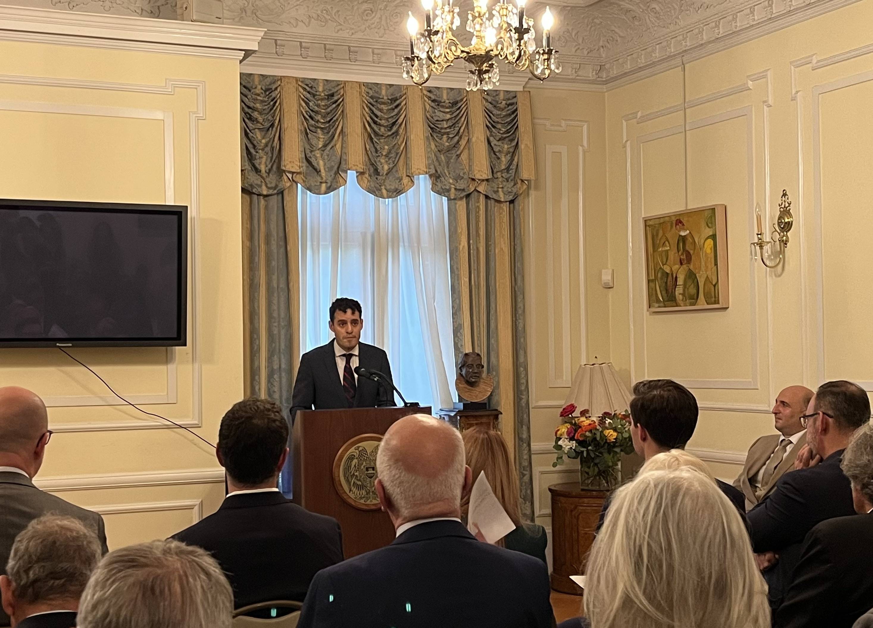 The Armenian Embassy hosted an event celebrating the life of the former ...